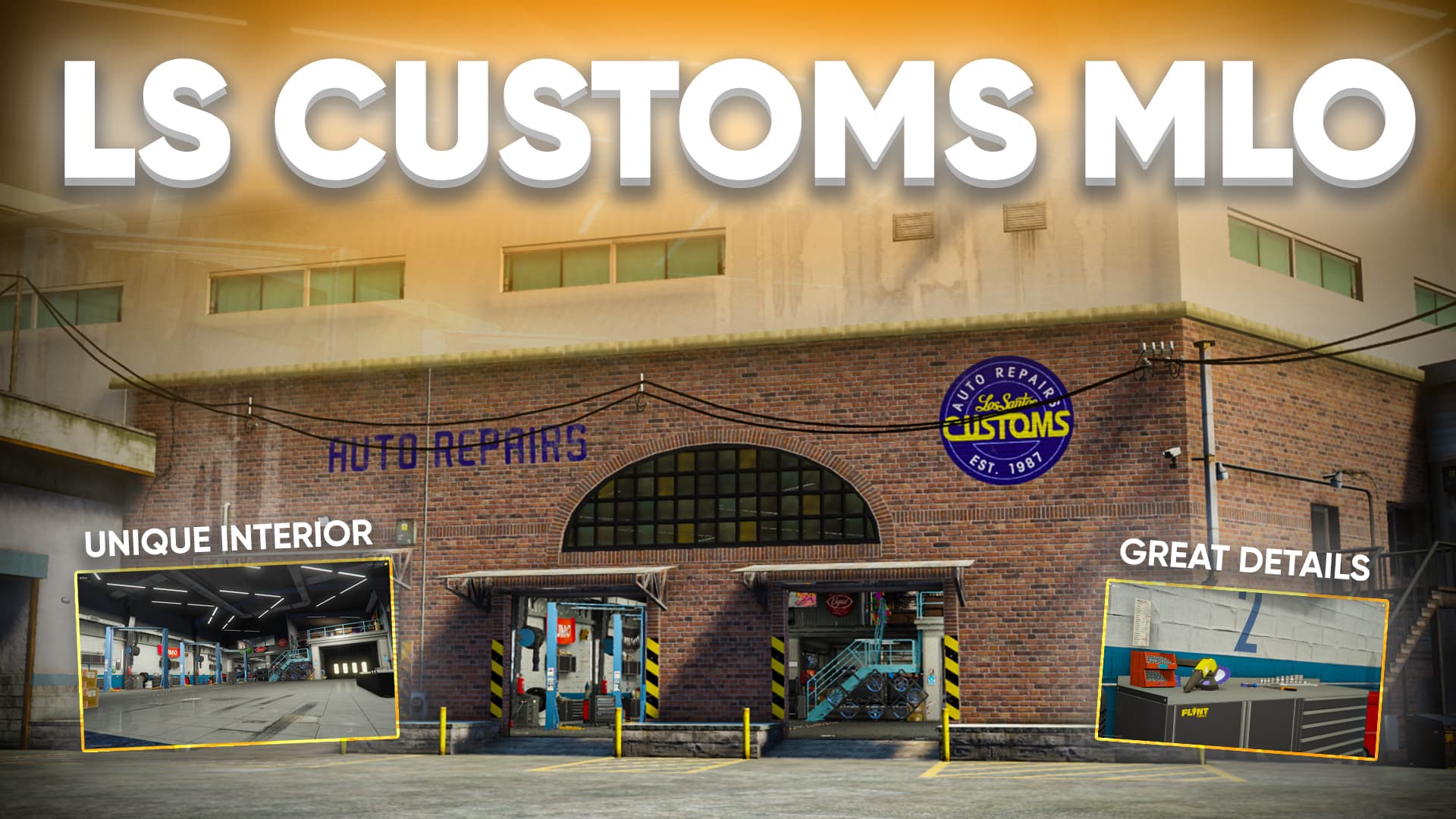 Kingmaps LS Customs MLO - FiveM Expanded Mechanic Shop